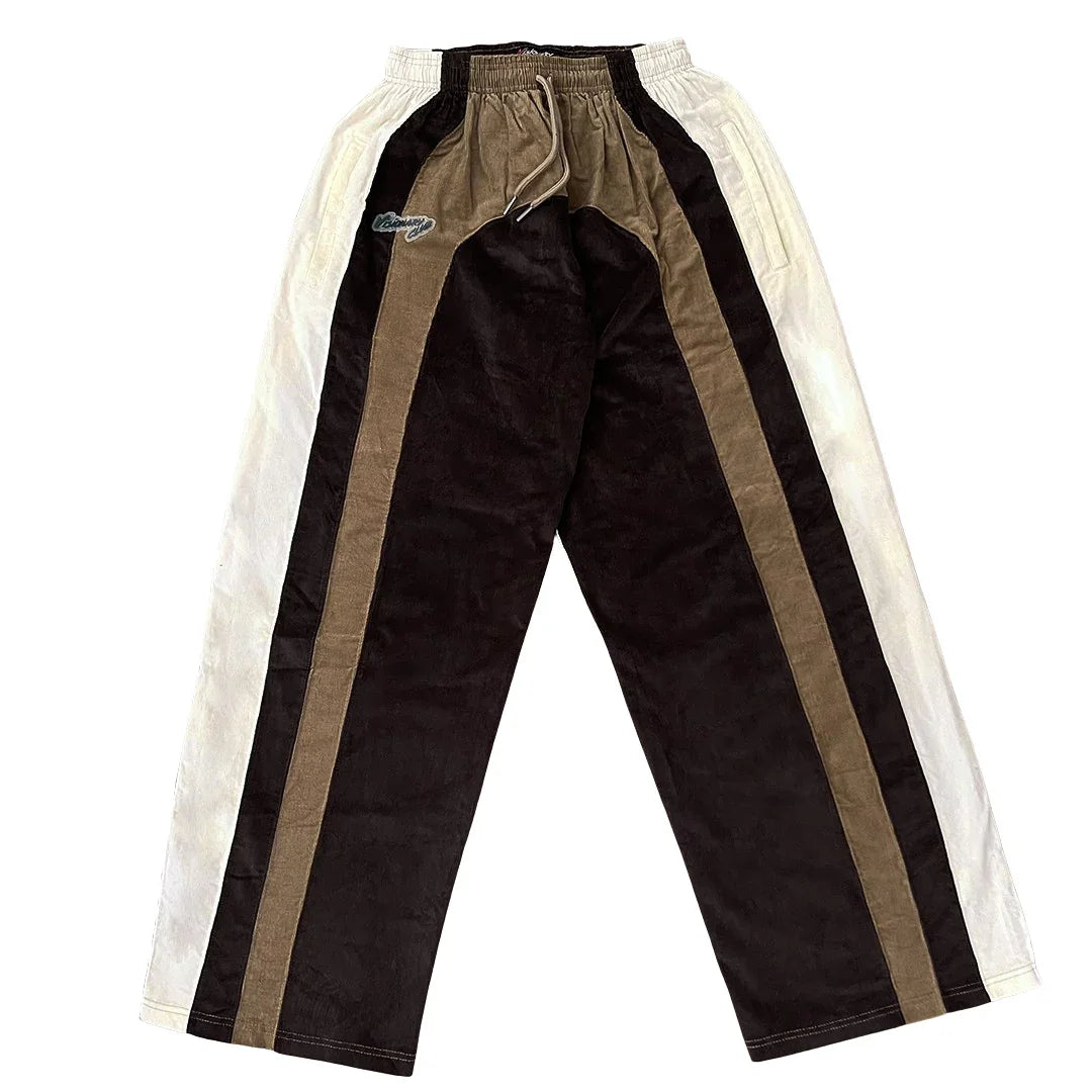 "RADIANT AURA" WIDE LEG SWEATS (CARAMEL MOCHA) – Visionary Club